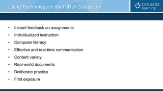 Cengage Learning Webinar, Dev Studies, Using Technology in Texas ...