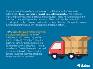 Using Technology to Solve Last Mile Delivery Challenges | PDF