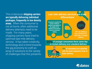 Using Technology to Solve Last Mile Delivery Challenges | PDF