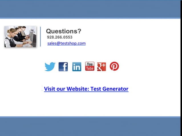 Using test creating software in ongoing employee evaluation | PPT