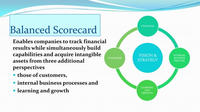 Using the balanced scorecard as a strategic management | PPTX ...
