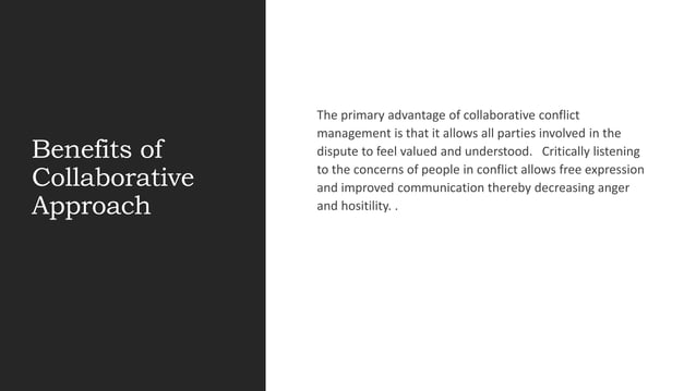 Using the collaborative approach | PPTX