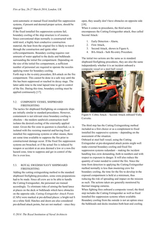 Using the cutting extinguisher to fight fires at sea | PDF | Defense ...