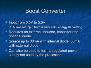 Using the Cypress PSoC Processor | PPT