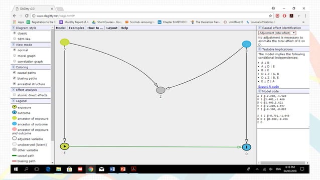 Using the DAGitty software | PPTX