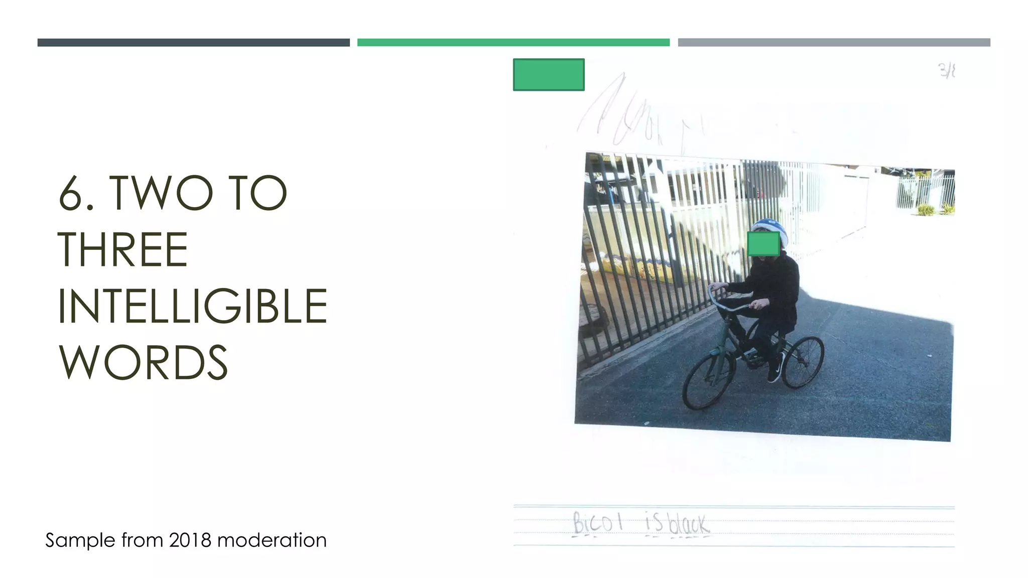 Using the Developmental Writing Scale | PPT