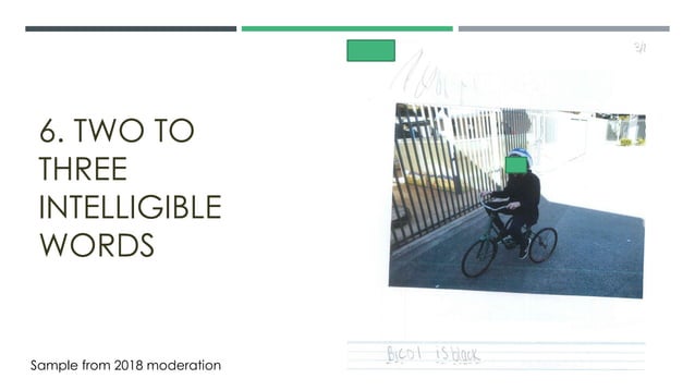 Using the Developmental Writing Scale | PPT