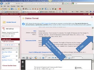 Using the Ebscohost Research Databases final | PPT