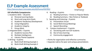 Using the D2L ePortfolio Tool as a High Impact Practice | PPTX