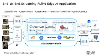Using the FLiPN stack for edge ai (flink, nifi, pulsar) | PPT