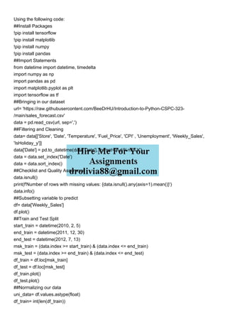 Using the following code Install Packages pip install .pdf
