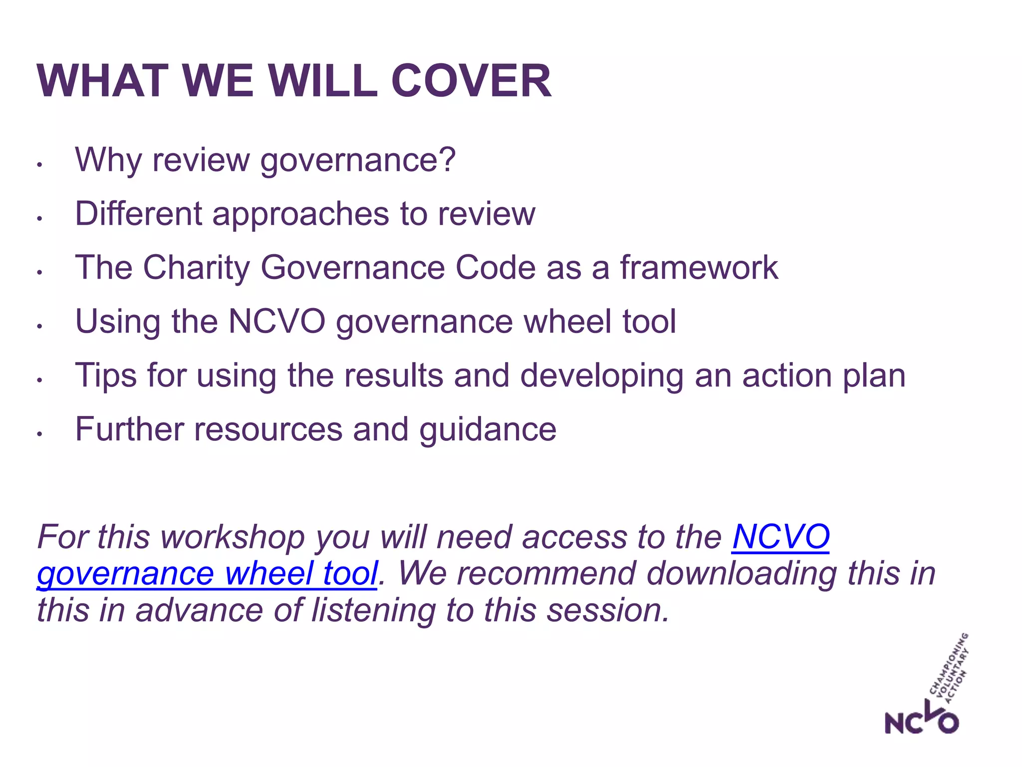 Undertaking a governance effectiveness review | PPTX