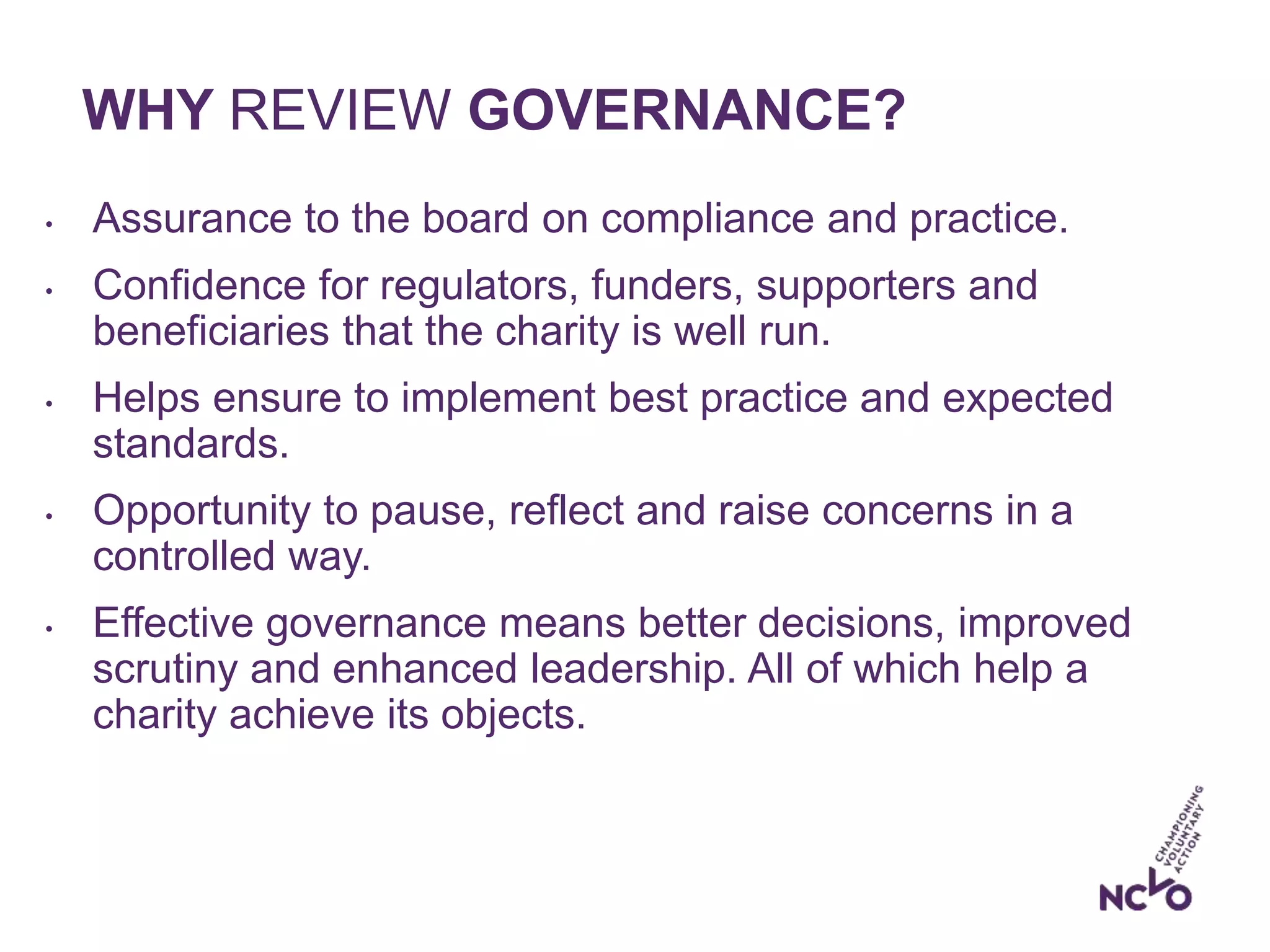 Undertaking a governance effectiveness review | PPTX