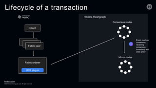 Using the Hedera Consensus Service with Hyperledger Fabric | PPT