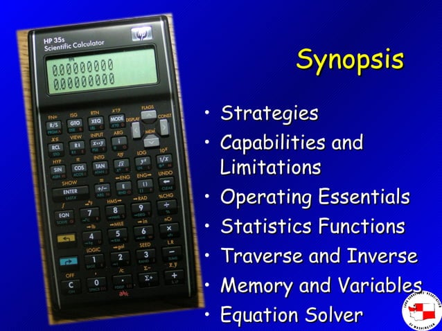 Using the hp35s Calculator | PPT
