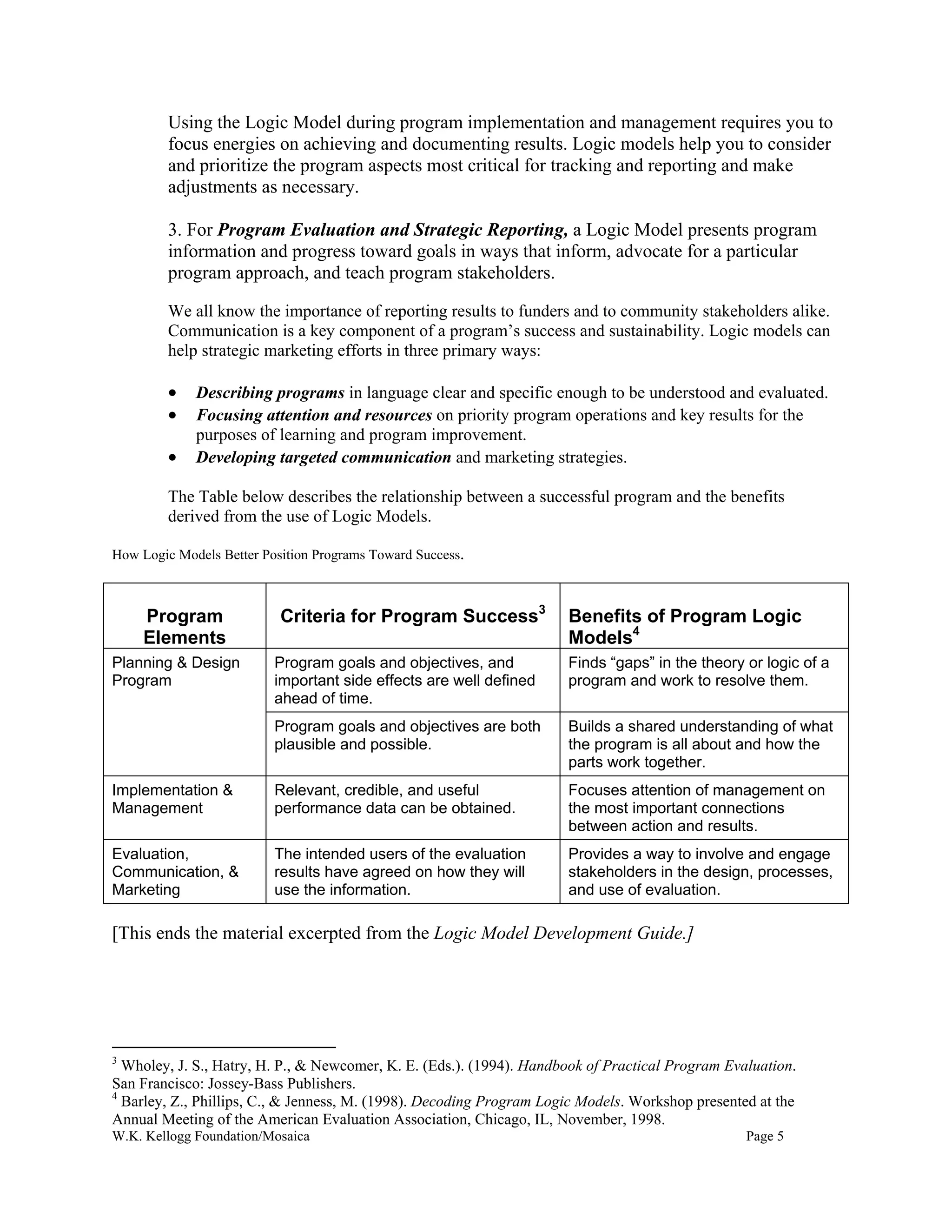 using the logic model for program planning.pdf