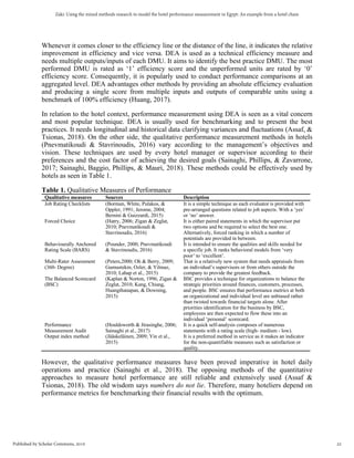 Using the mixed methods research to model the hotel performance ...