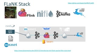 Using the FLaNK Stack for edge ai (apache mxnet, apache flink, apache nifi, apache kafka, apache ...