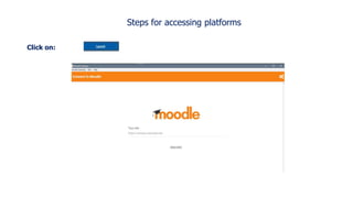 Using the moodle platform - US ICT Project | PPT