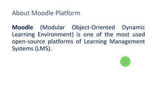 Using the moodle platform - US ICT Project | PPT