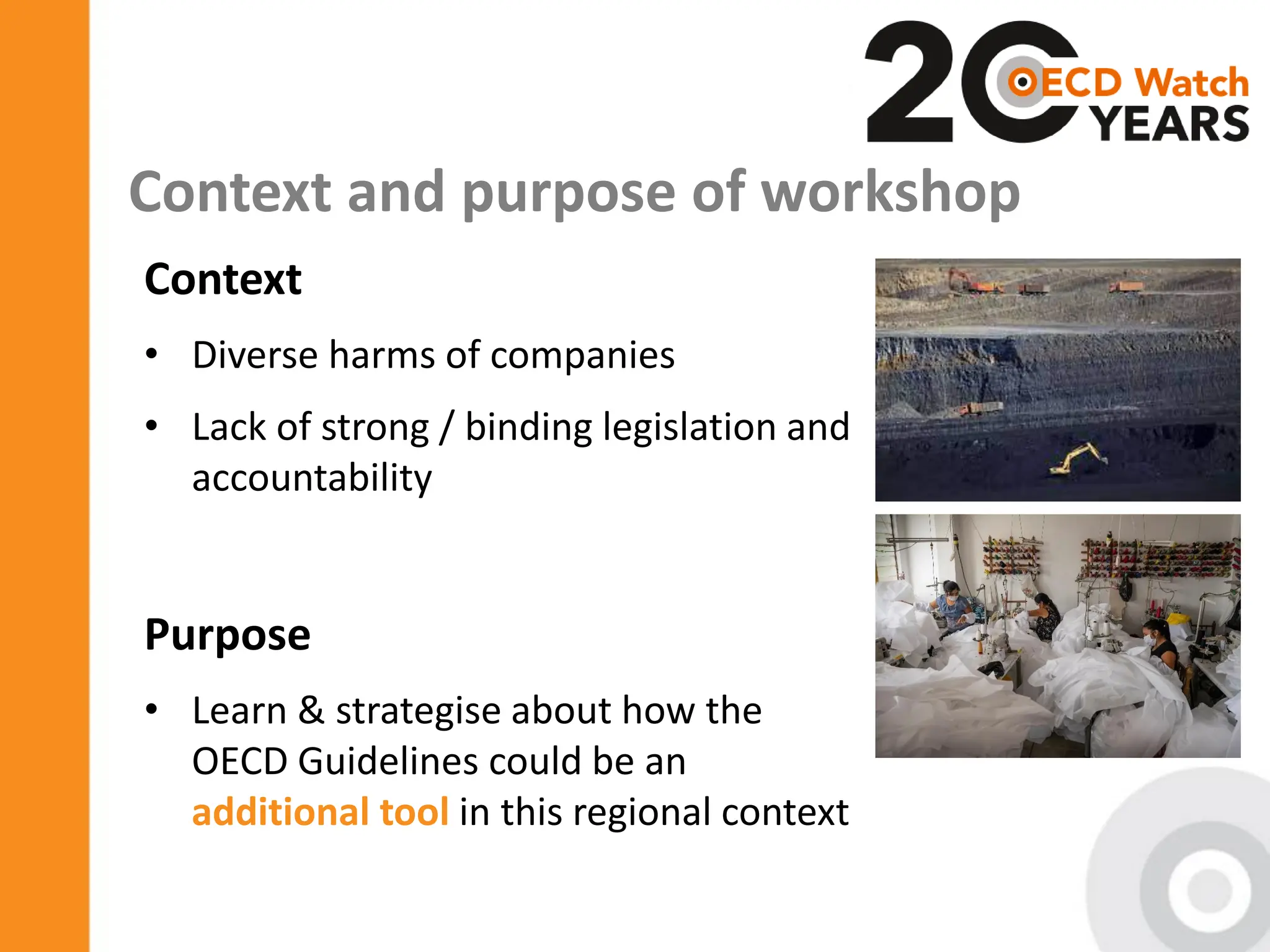 Using the OECD Guidelines for change - Central and Eastern Europe ...