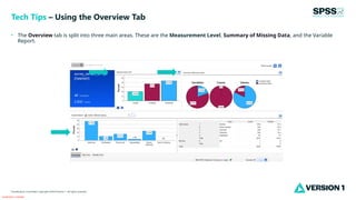Using the Overview Tab in IBM SPSS Statistics.pptx