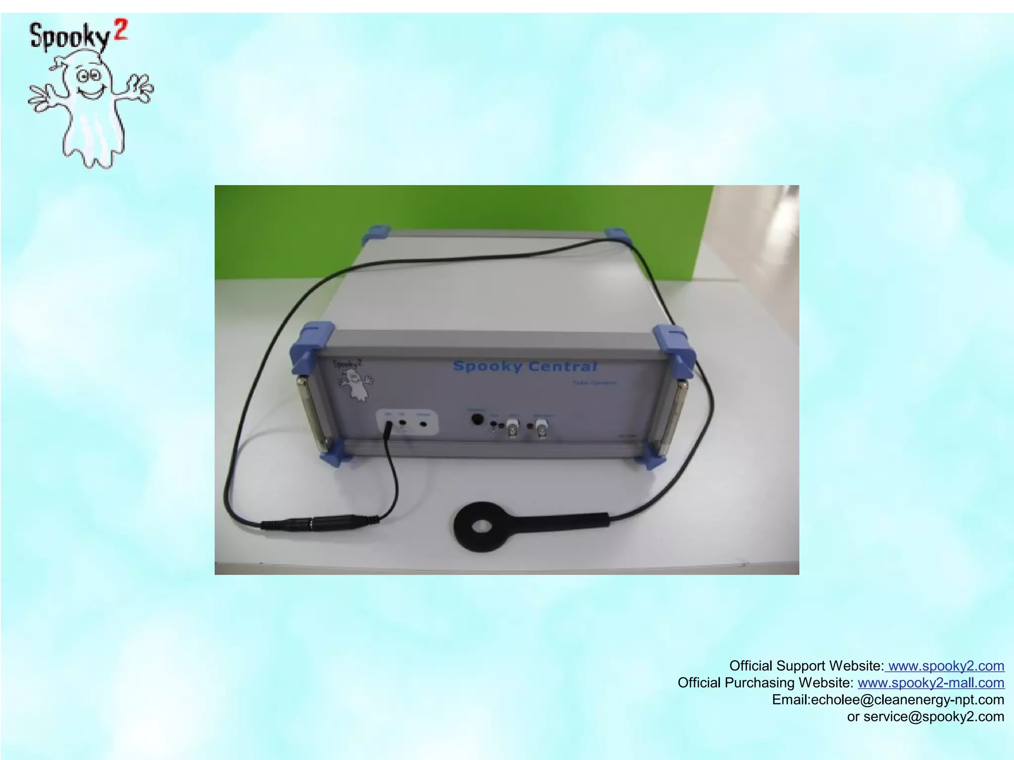 Using the PEMF Coil with Spooky Central and Spooky2-XM Generator | PPT