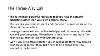 How to Use the Phone to Grow Your MLM Business | PPTX