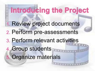 Using the project based learning multimedia as a teaching-learning | PPT