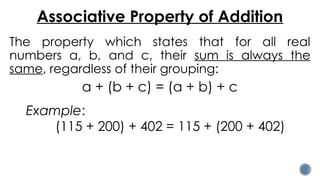 Using the Properties of Addition in Computing for Sum up to 1000.pptx ...