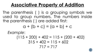 Using the Properties of Addition in Computing for Sum up to 1000.pptx ...