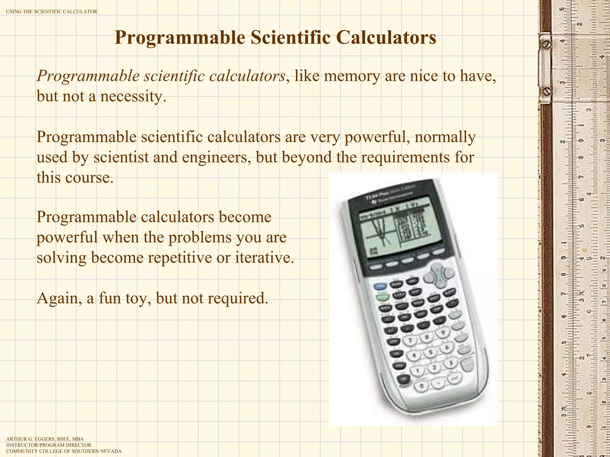 Using the scientific calculator | PPT