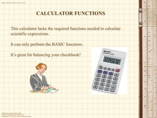 Using the Scientific Calculator.ppt