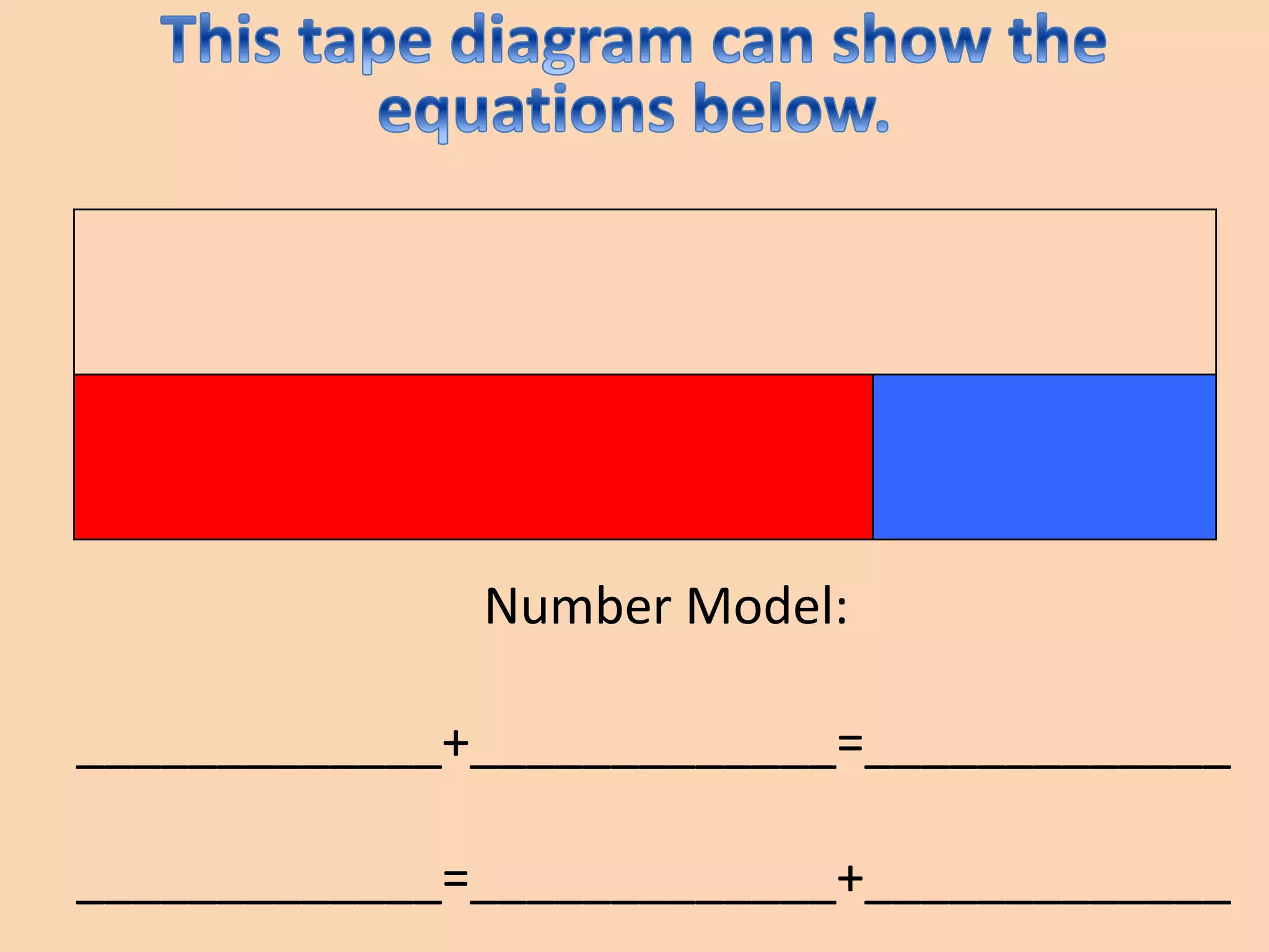 Using the tape diagram | PPTX