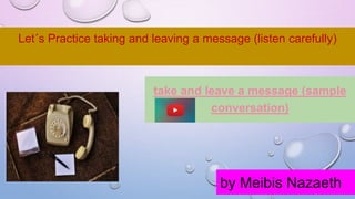 Using the telephone | PPTX