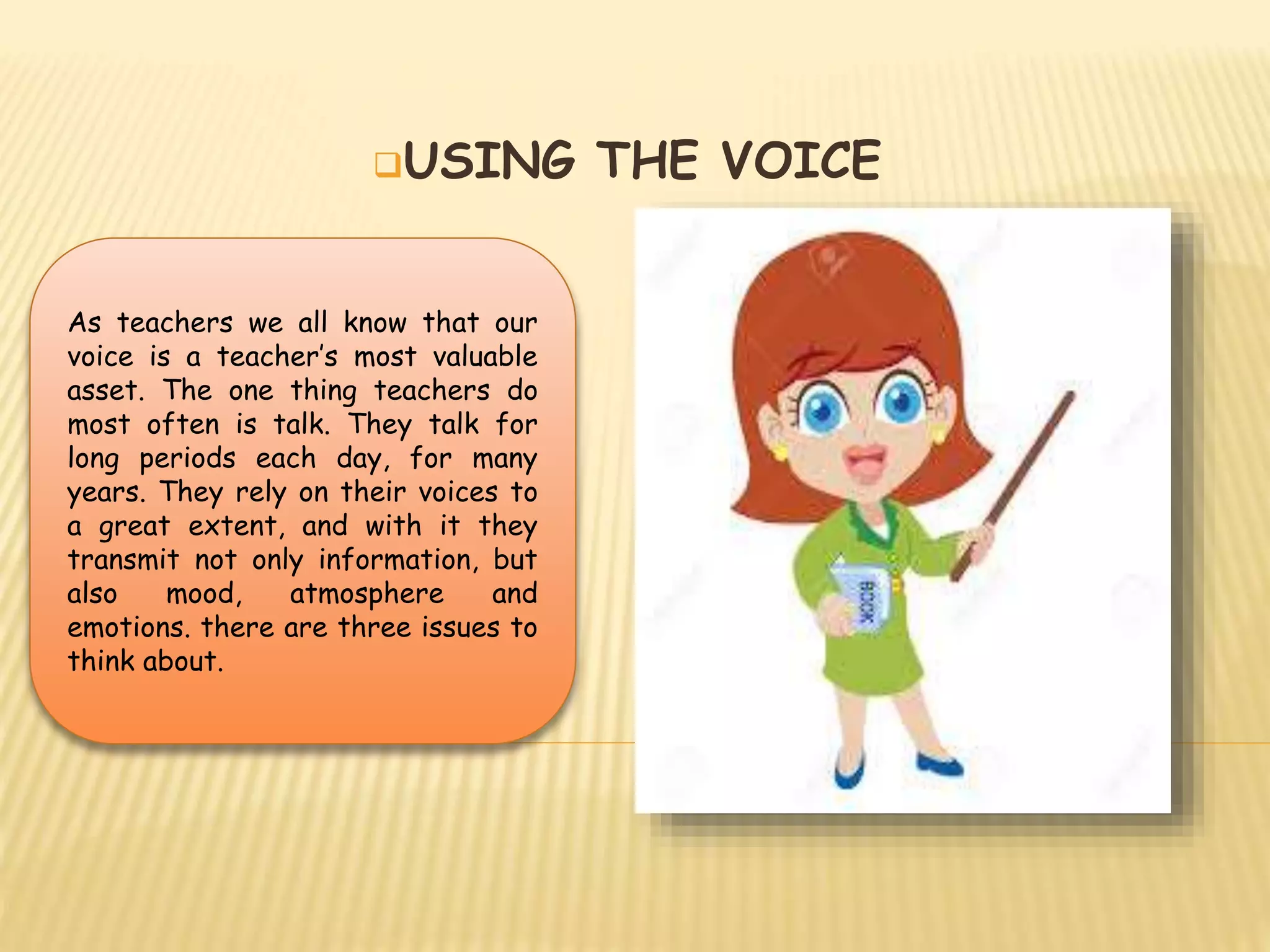 Using the voice | PPTX