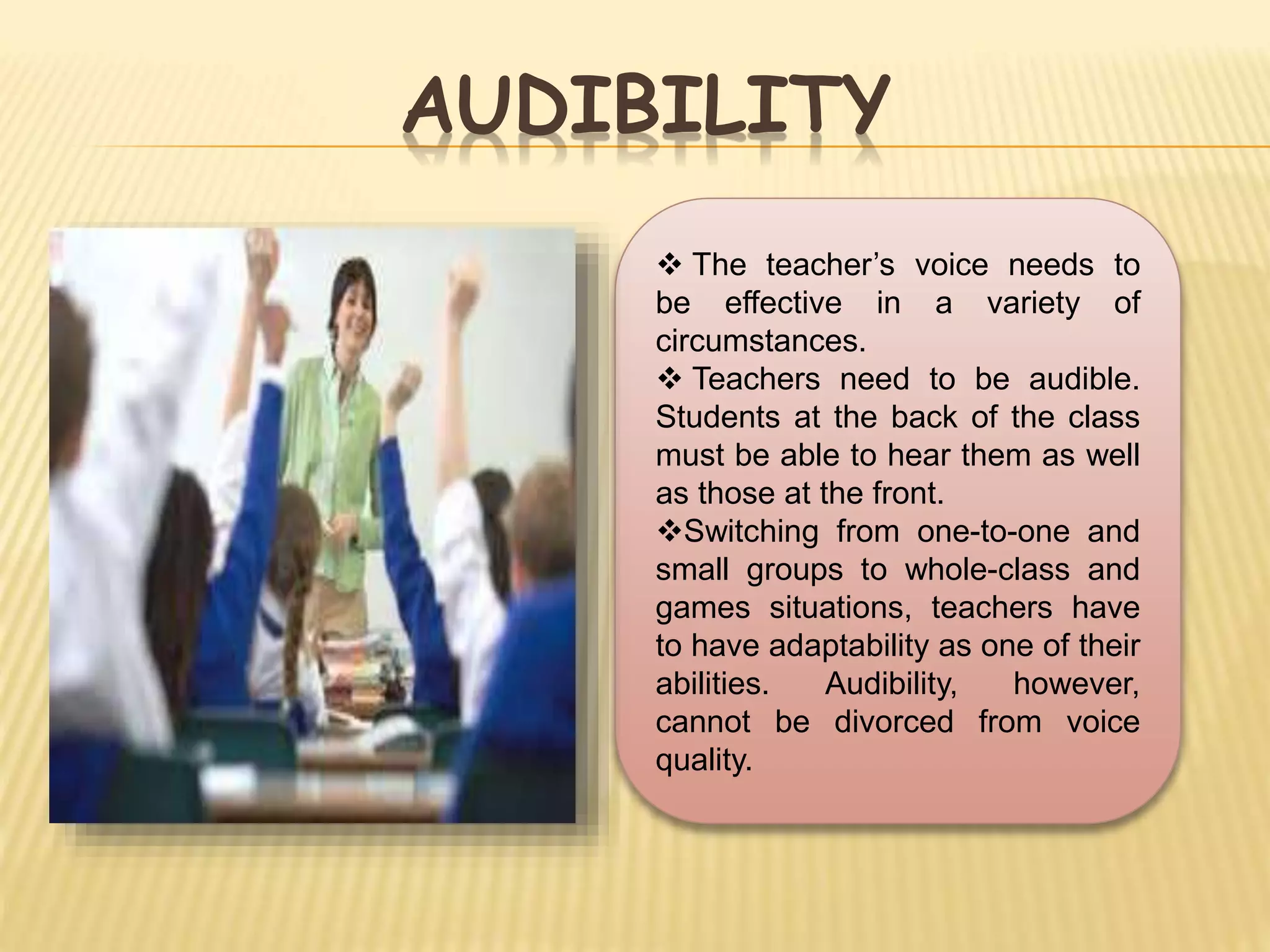 Using the voice | PPTX