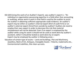 Using the work of an Auditor’s Expert.pptx