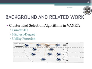 Using traffic flow for cluster formation in VANET | PPT