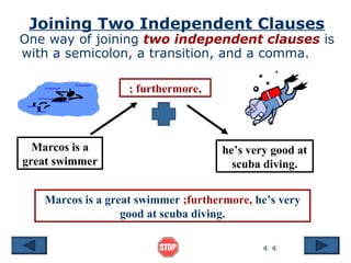 Using_Transition_Words, examples and types of transition | PPT