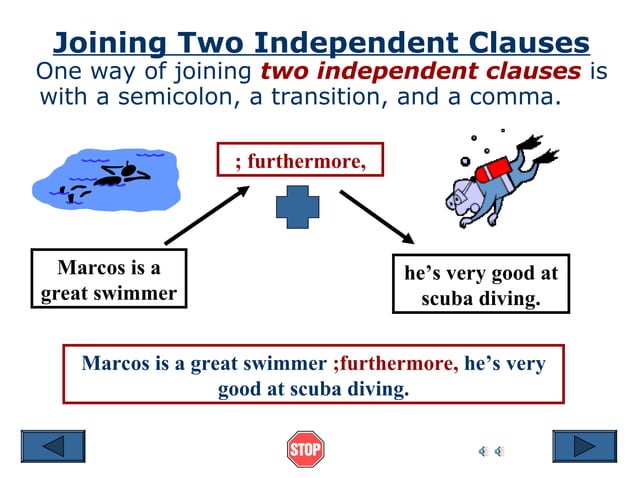 Using_Transition_Words, examples and types of transition | PPT