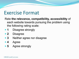 Using transparency to increase awareness of chemical hazards | PPTX