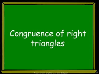 Using triangle congruence. | PPTX
