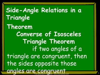 Using triangle congruence. | PPTX