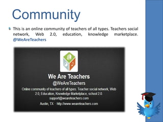 Using twitter in elt | PPT