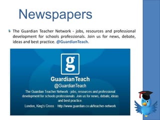 Using twitter in elt | PPT