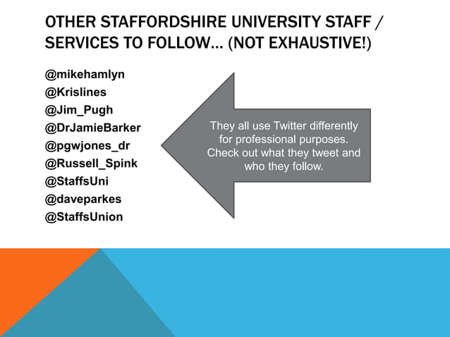 Using Twitter in HE Learning & Teaching_PGCHPE | PPT