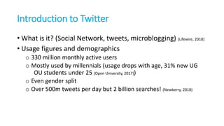 Using Twitter to build online learning communities | PPT