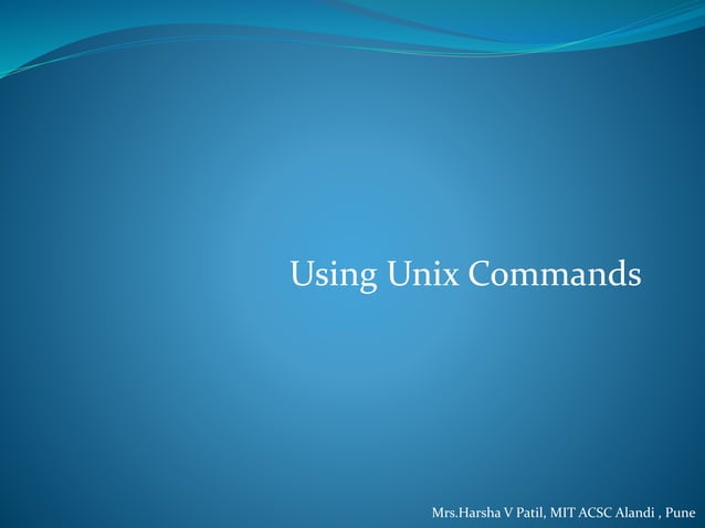 Using Unix Commands.pptx