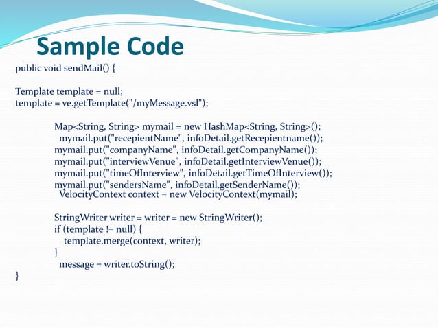 Using velocity Templates(An overview) | PPT
